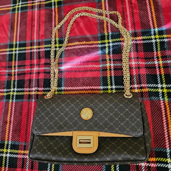 Rioni | Bags | Rioni Moda Italia Brown And Gold Purse | Poshmark